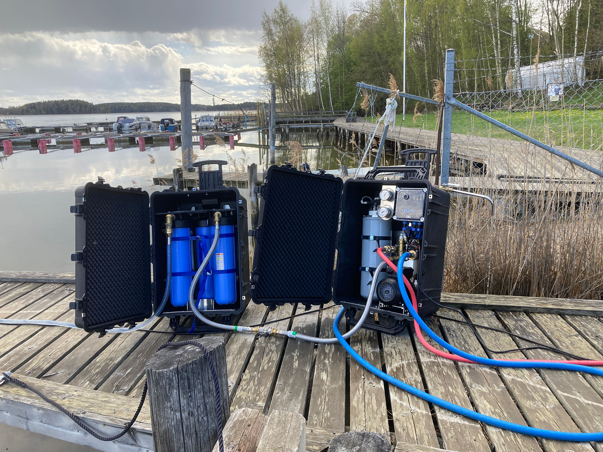 FMV beställer små vattenrenare